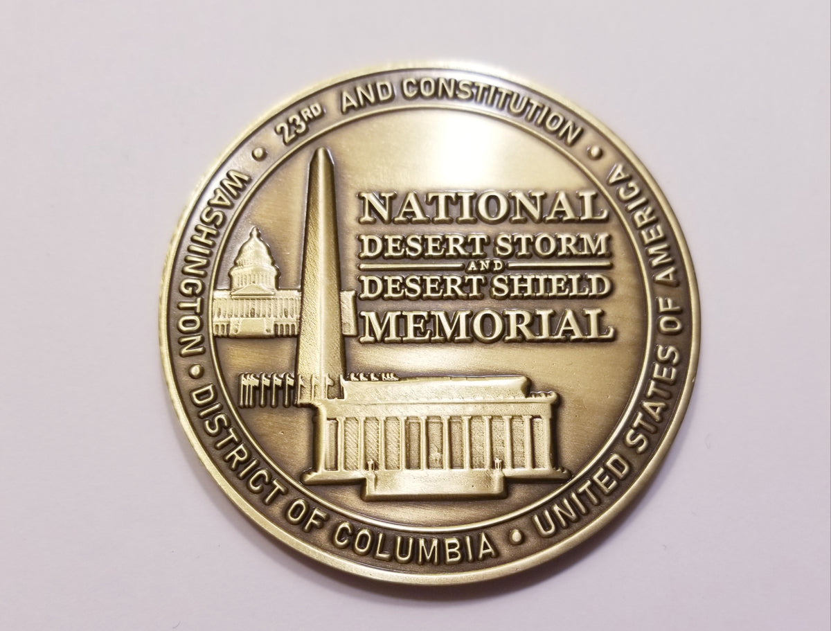 Groundbreaking Ceremony Coin – National Desert Storm Memorial Association
