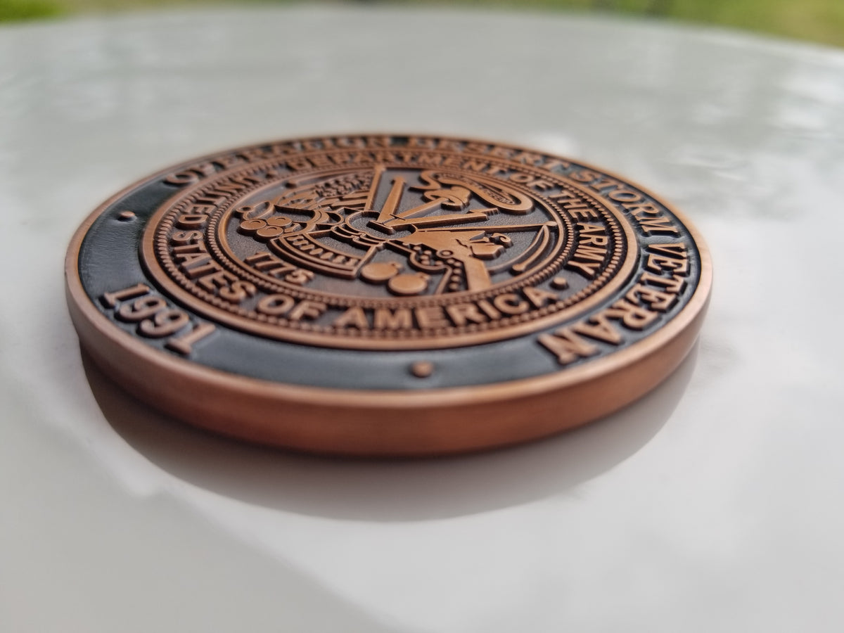 Army Operation Desert Storm Veteran Coin – National Desert Storm ...